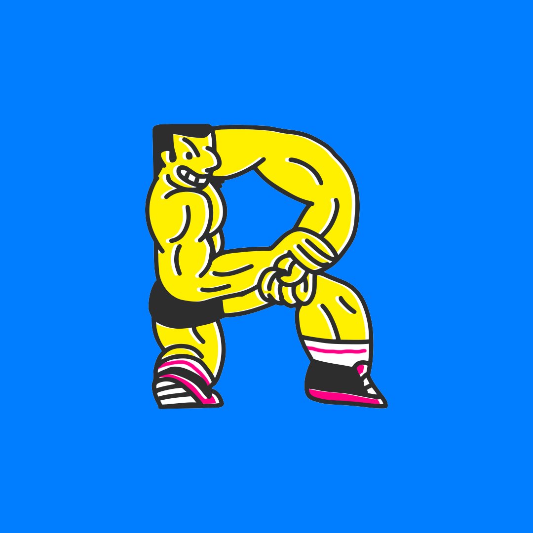 「Letra R 」|daveのイラスト