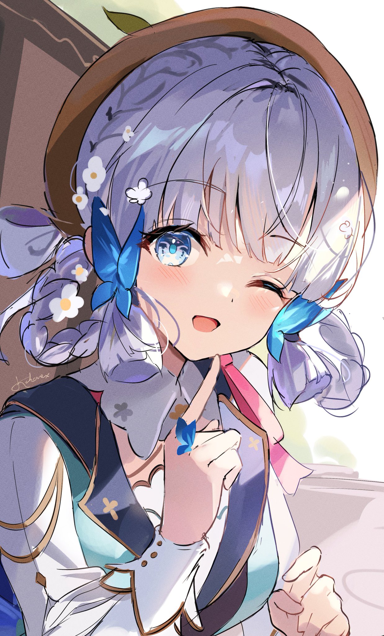 Kokonex on Twitter: "Ayaka: "Keep all I just said a secret?" wip~ 🤫🦋 https://t.co/QO530g4eML ...