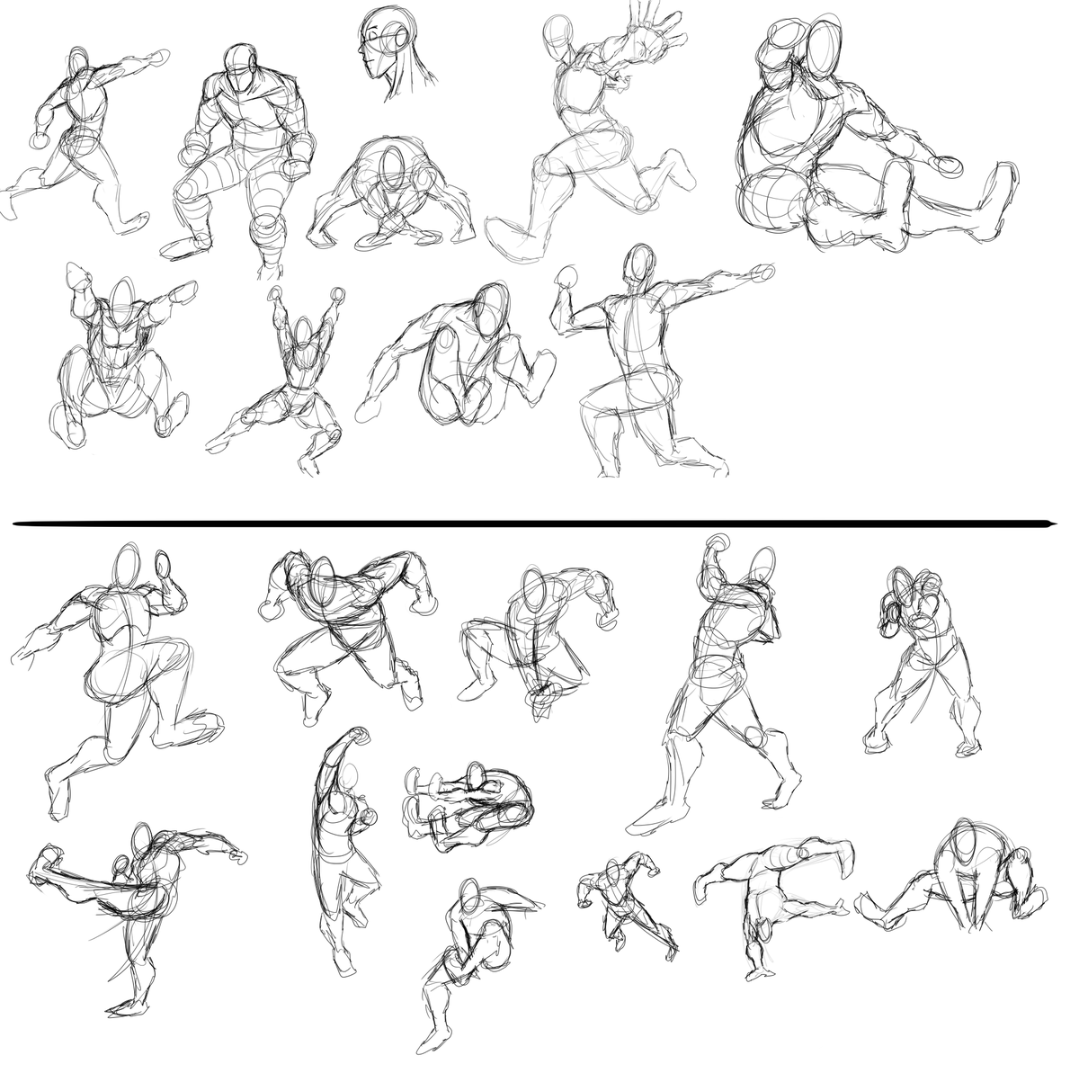 🐰ProtagonArt (NSFW)🐰 on Twitter: "RT @lewdbunboi: Pose practice. Top poses were copied using ...