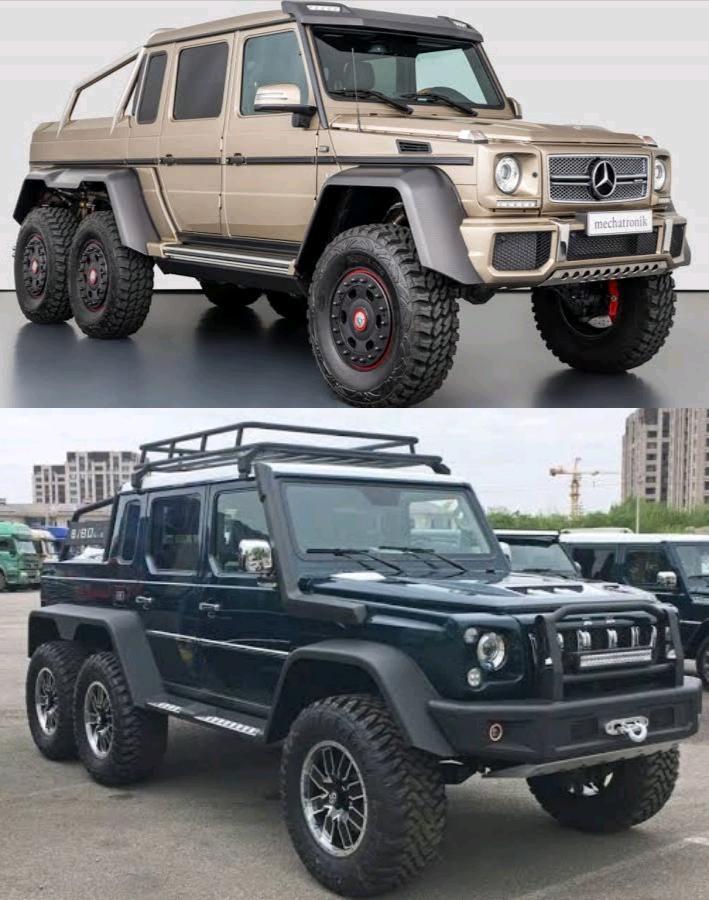 中国模倣車事典 on Twitter: "769台目：BAIC BJ80 6×6 デザインのモデル：メルセデス・ベンツ Gクラス 6×6"