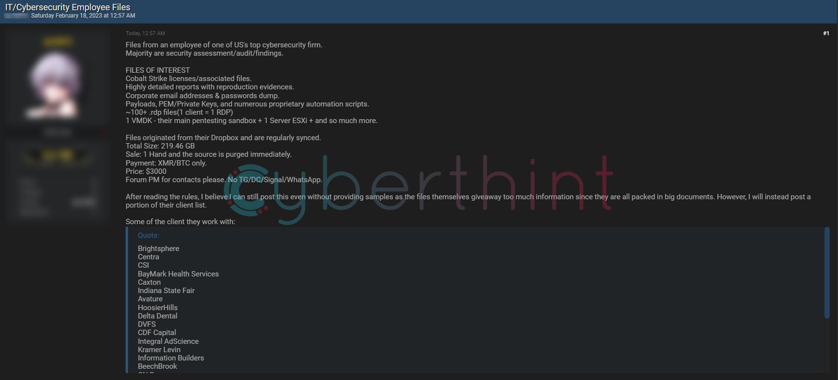 Cyberthint on Twitter: Cyberthint on Twitter: