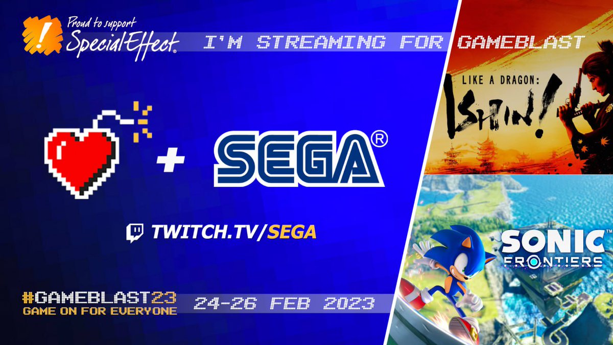 SEGA on Twitter: "ICYMI, #GameBlast23 is around the corner! Join us on Friday for a chat ...
