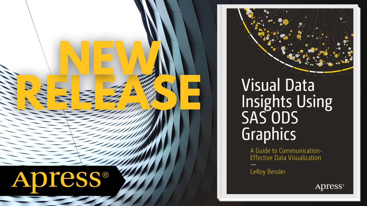 Apress on Twitter: "Using this book, #SAS #ODS #graphics users can succeed in visually ...