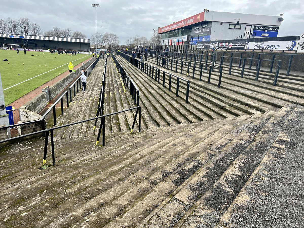 Danny Last on Twitter: "If it’s sweeping football terracing you want then Ayr United’s Somerset ...