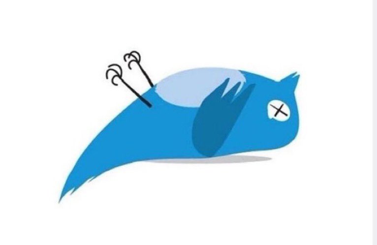 Cartoon Dead Bird
