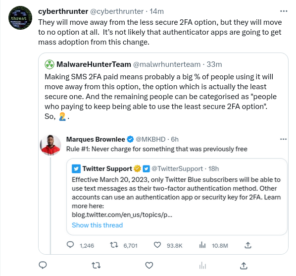 MalwareHunterTeam on Twitter: "Hopefully if someone had brain to use 2FA, they will move to a ...