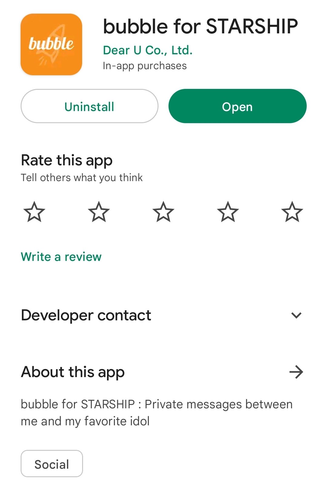 starship girls 🌊 on Twitter: "Bubble for Starship is now available on Google Play Store! 🔗 ...