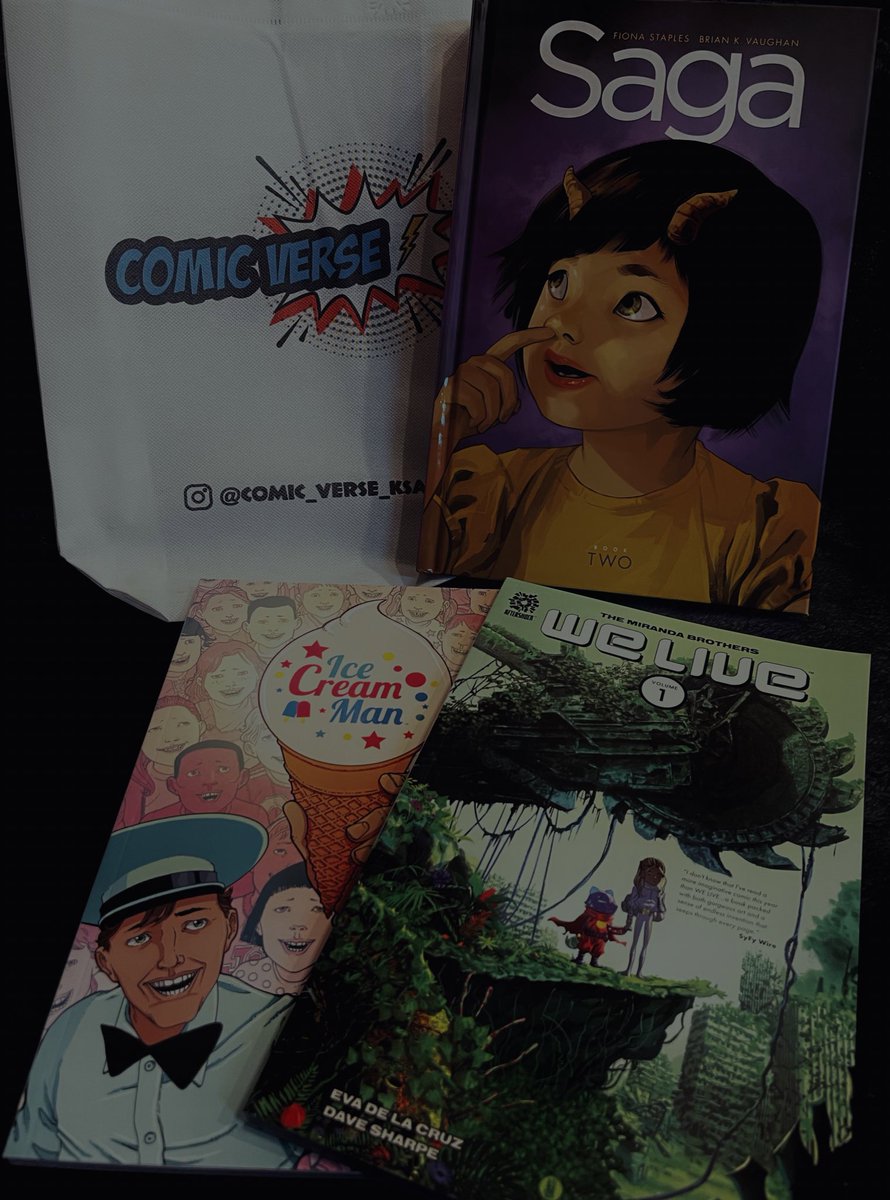 ComicVerse on Twitter: "RT @YoungPope24: امس زرت محل @ComicVerseKSA واخذت منه Saga واشكر الأخ ...