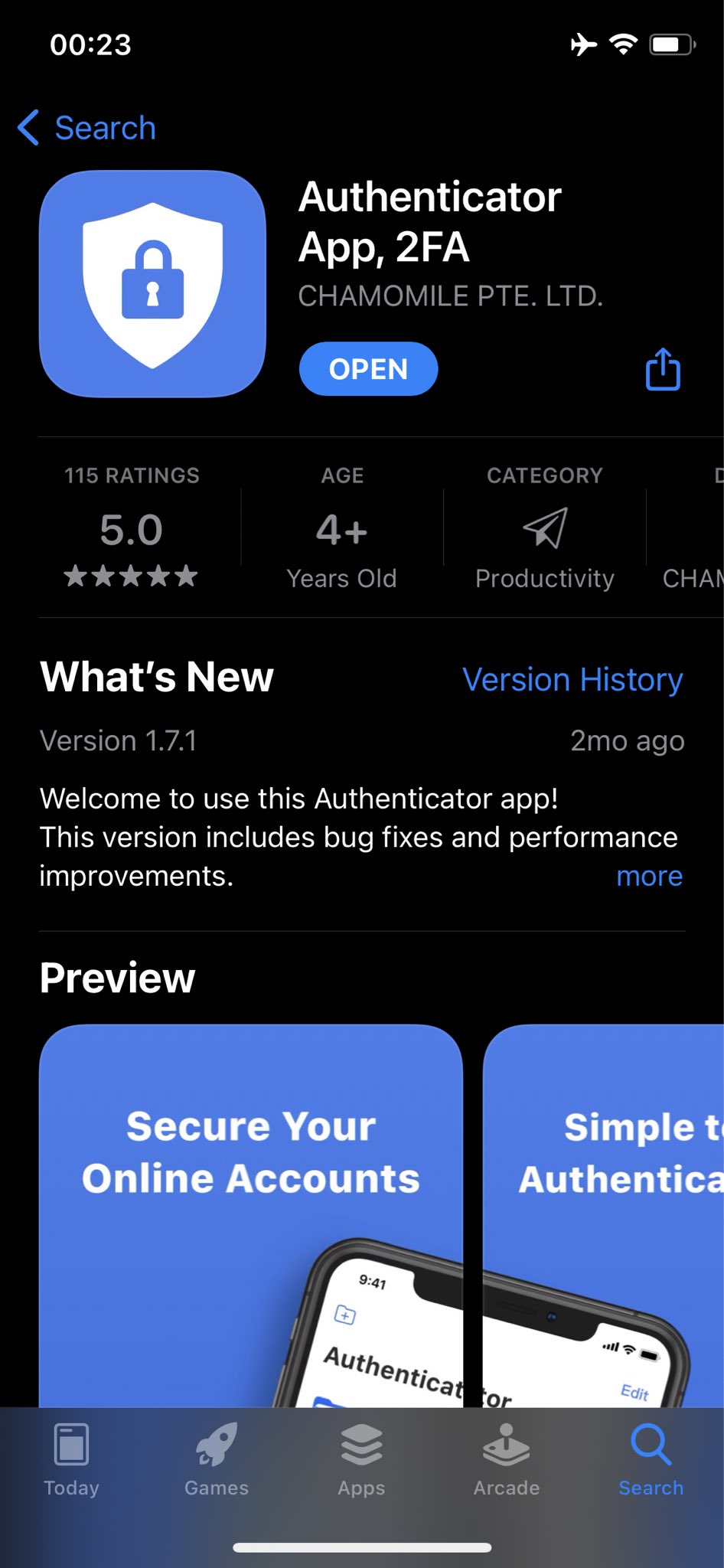 Mysk 🇨🇦🇩🇪 on Twitter: "You need to be careful when you search for an authenticator app. This app ...