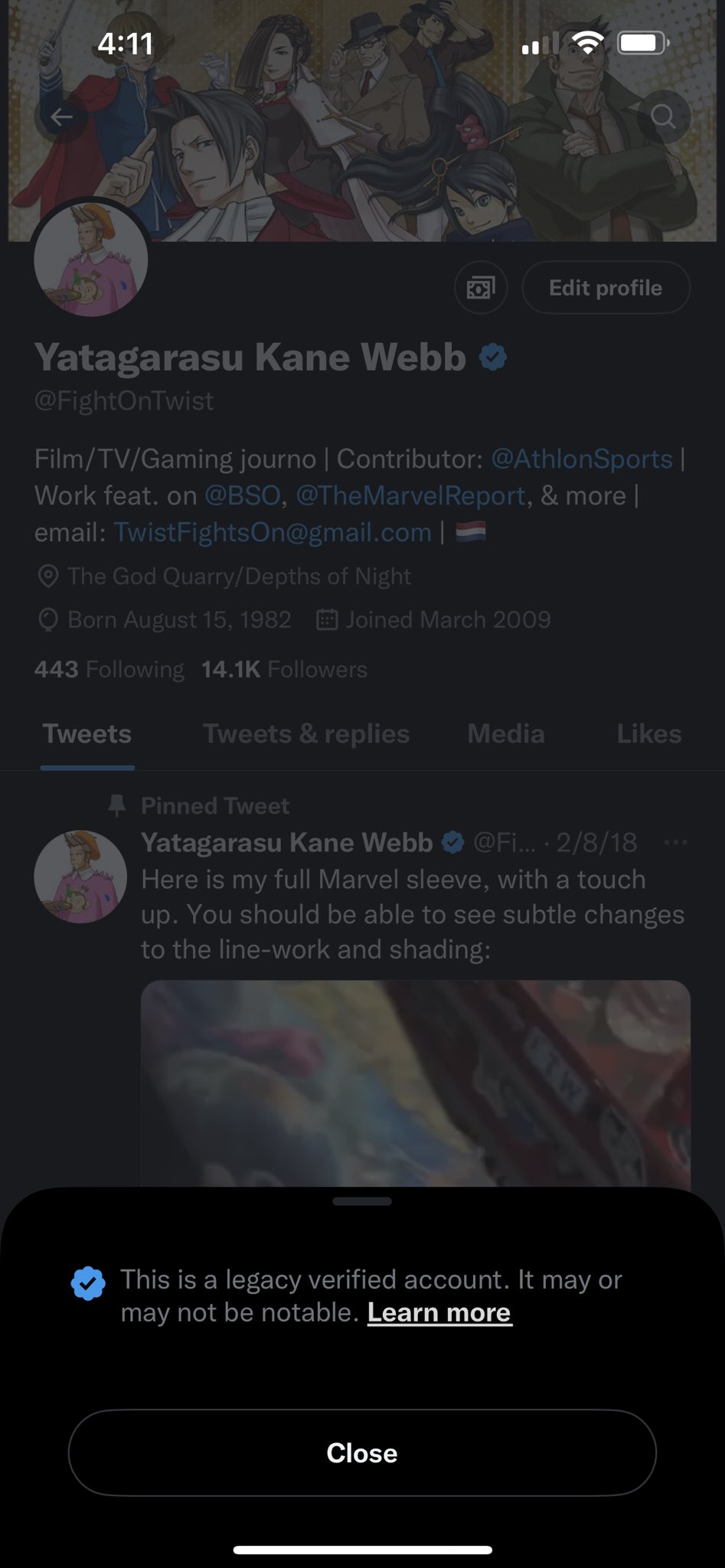 Kane “The Conqueror” Webb on Twitter: "@DarkCaptain3 @DonnyShad321 @TheActMan_YT No, we are both ...