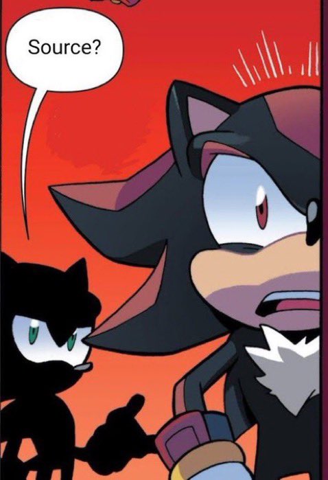 reactions on Twitter: "sonic the hedgehog in a shadow asking startled shadow the hedgehog for a ...