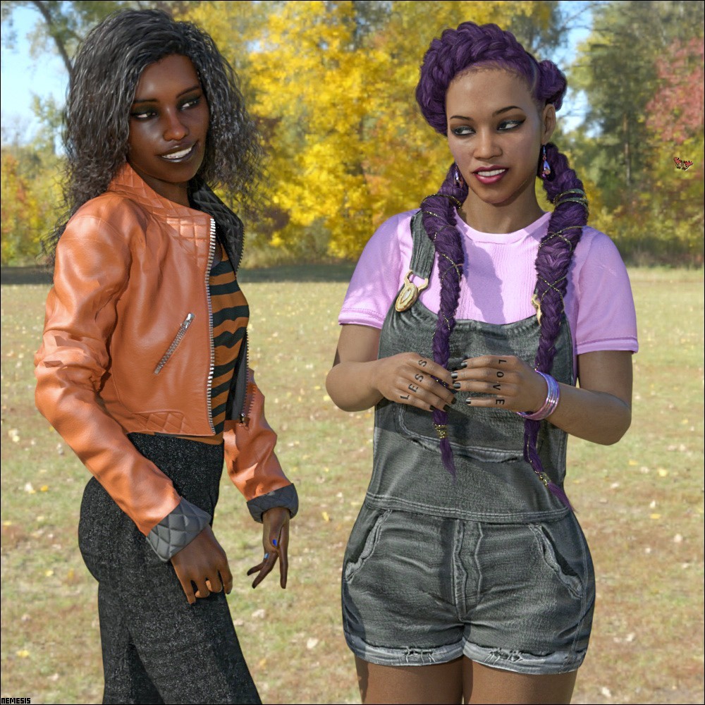 Renderosity on Twitter: "Todou and Destiny by nemesis74s DAZ|Studio • Character Formulas ...