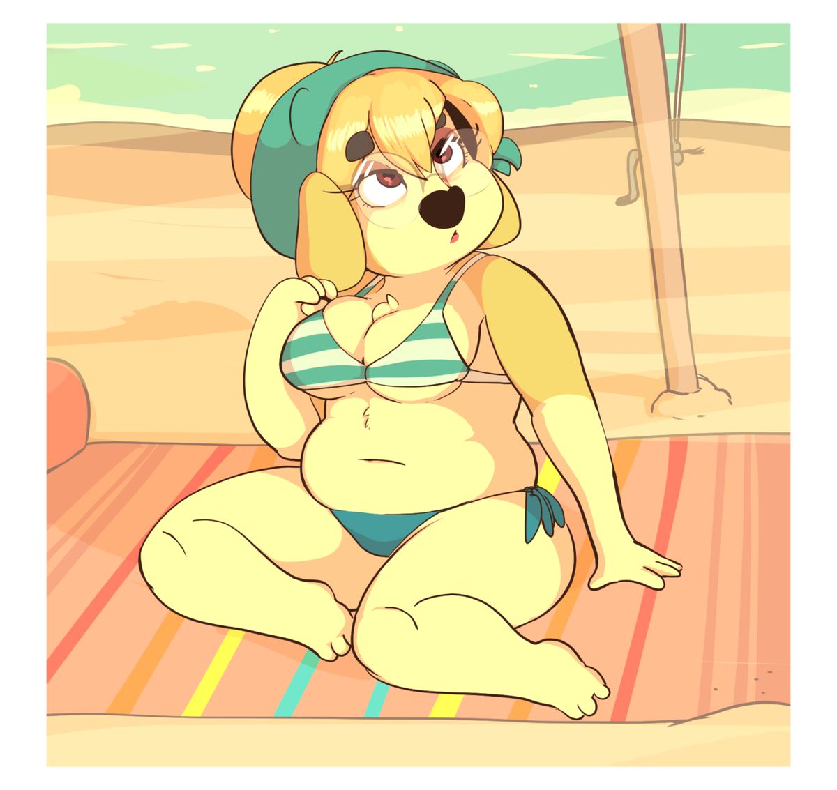 Sprockey🔞(Commissions 3/3) on Twitter: "Old art for tonight- Beach Moments featuring Lydia and ...