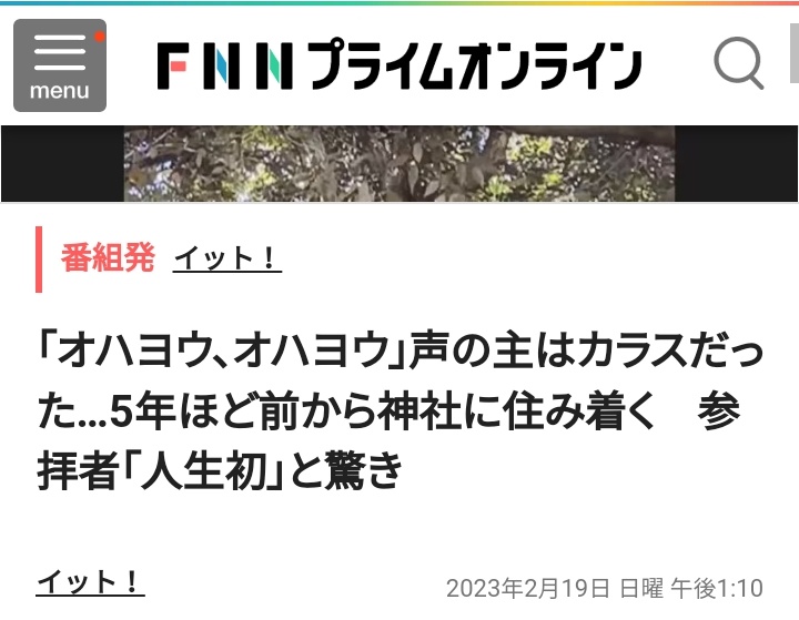 💐🌿🍃🗣 on Twitter: "5年ほど前から、おはよう🌞 #ガラスニュース https://fnn.jp/articles/-/488427?display=full…"
