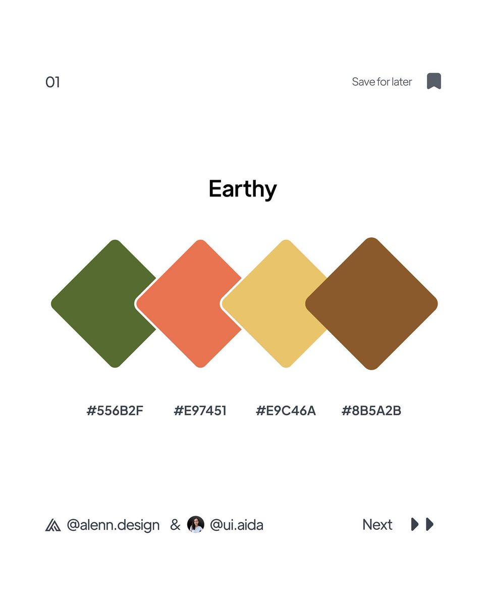 Good day guys 👋, Checkout this few colour palettes 🎨, they are eye ...