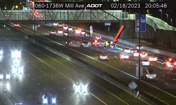 Arizona Dot On Twitter Us 60 Eastbound At Mill A Crash Is Blocking