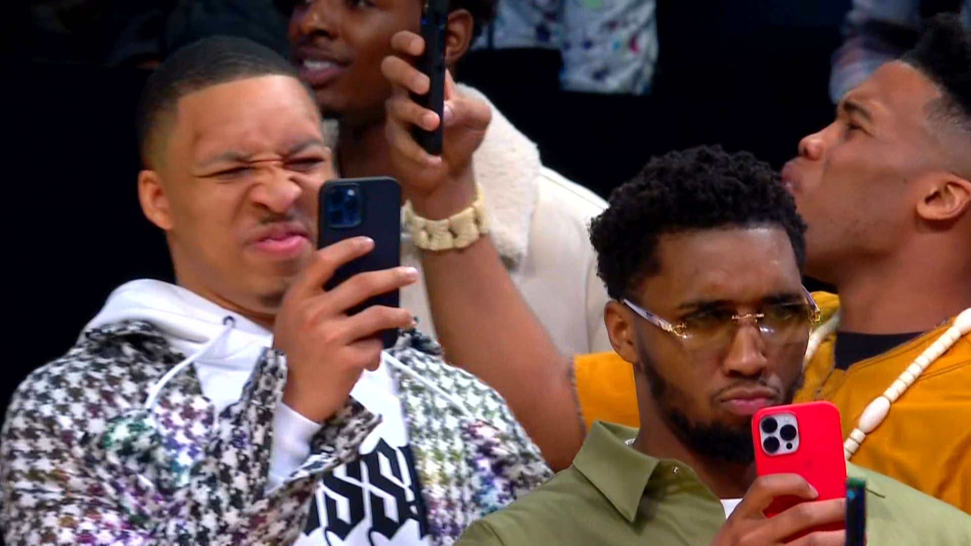 ClutchPoints on Twitter: "Caption this Grant Williams, Donovan Mitchell photo 🤣 https://t.co ...