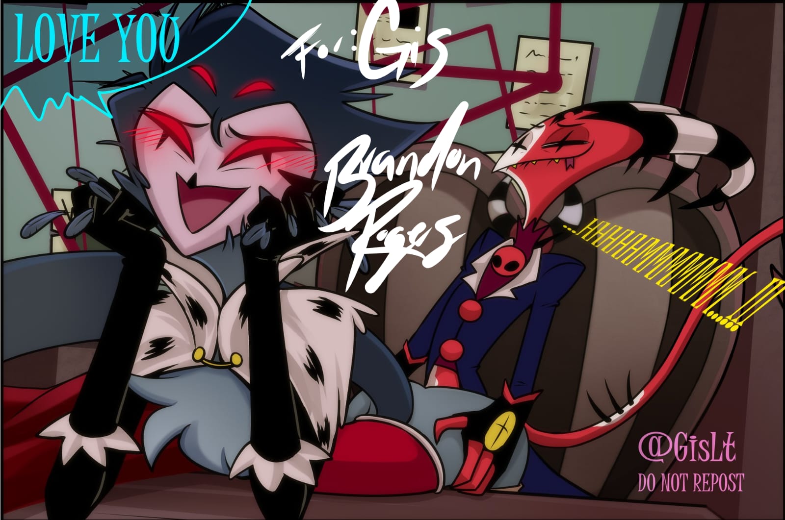 Gis 🍫 on Twitter: "So I asked Brandon to sign my porn... #Levelupexpo #LevelUp #HelluvaBoss ...