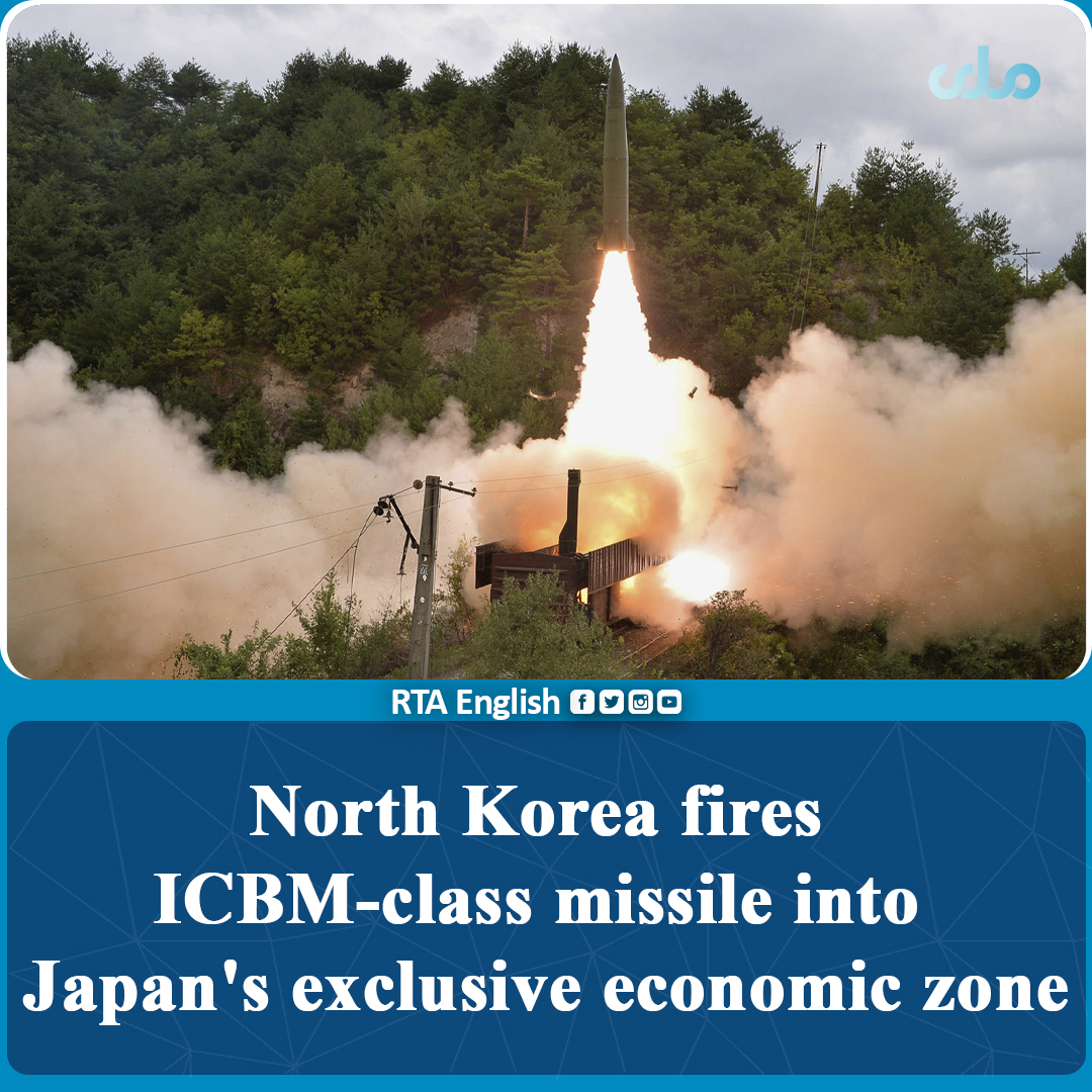 RTA English on Twitter: "#NorthKorea fired an ICBM-class missile on Saturday that likely fell ...