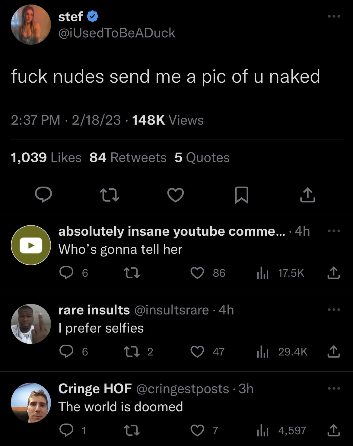 Gimmick Accounts Being Annoying Posting Ls On Twitter
