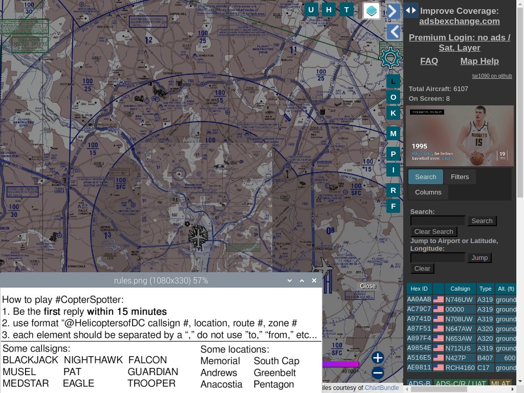 UFOs of DC on Twitter: "DCA Tower 134.350 03:44 reply with '[at]HelicoptersofDC aircraft, route ...