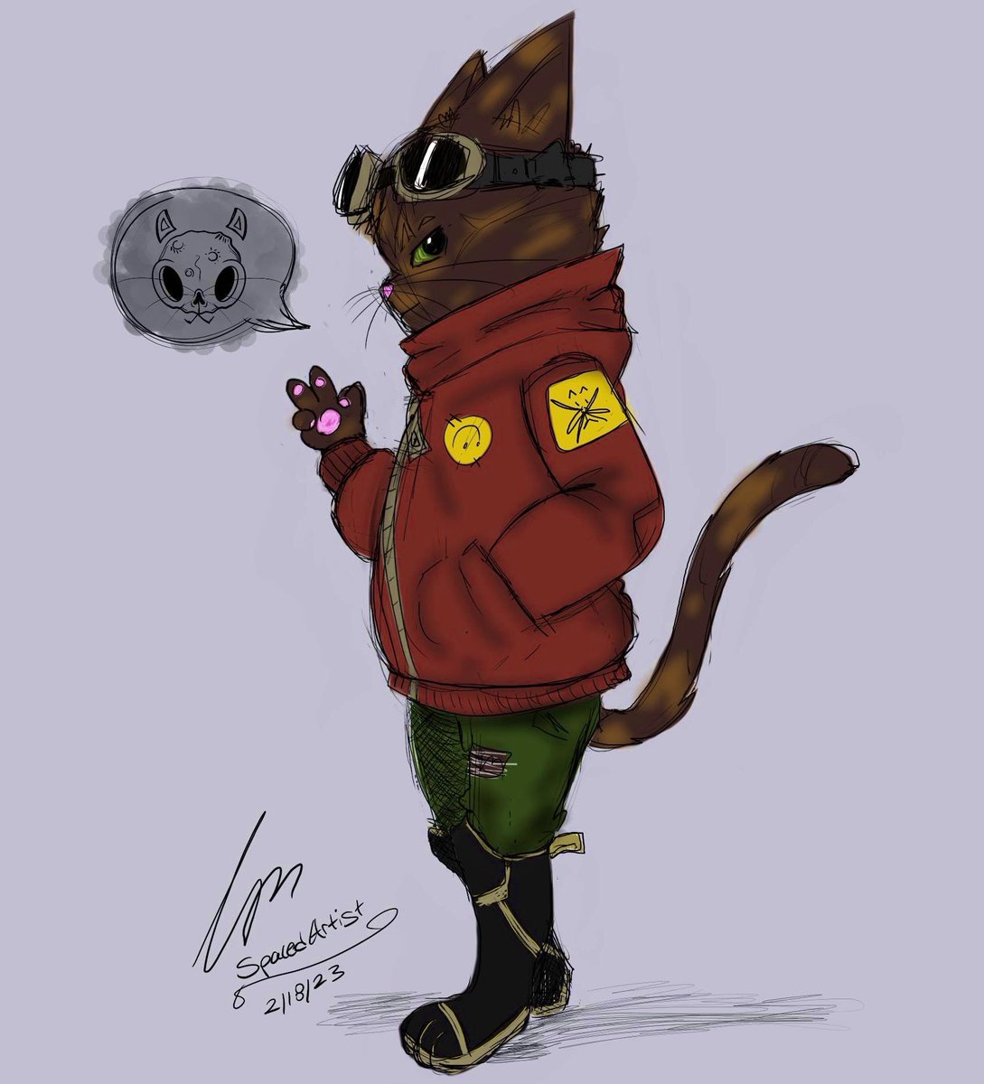 Spacedartist Elaye Arts On Twitter Doodle From A Random Idea That