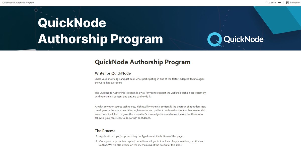 Madza 👨💻⚡ On Twitter 2 Quicknode Get Paid To Write Articles About