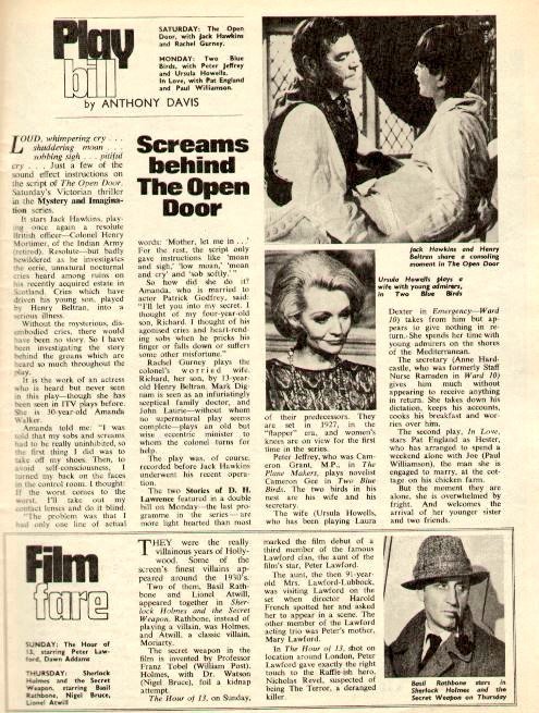 Graeme Wood on Twitter: "TV📺19/2/66 ITV 5.15:Just Jimmy 5.45:News 5.50:Thank Your Lucky Stars 6. ...