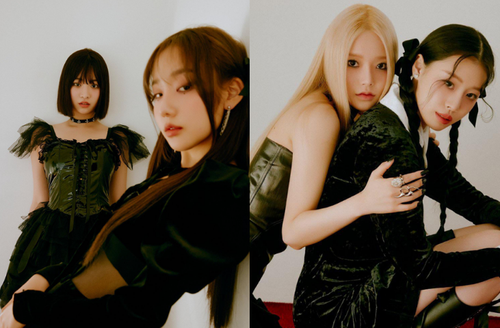 PannKorea on Twitter: "#FIFTYFIFTY Goes Dark and Chic in Black Cupid Concept Photos for Upcoming ...