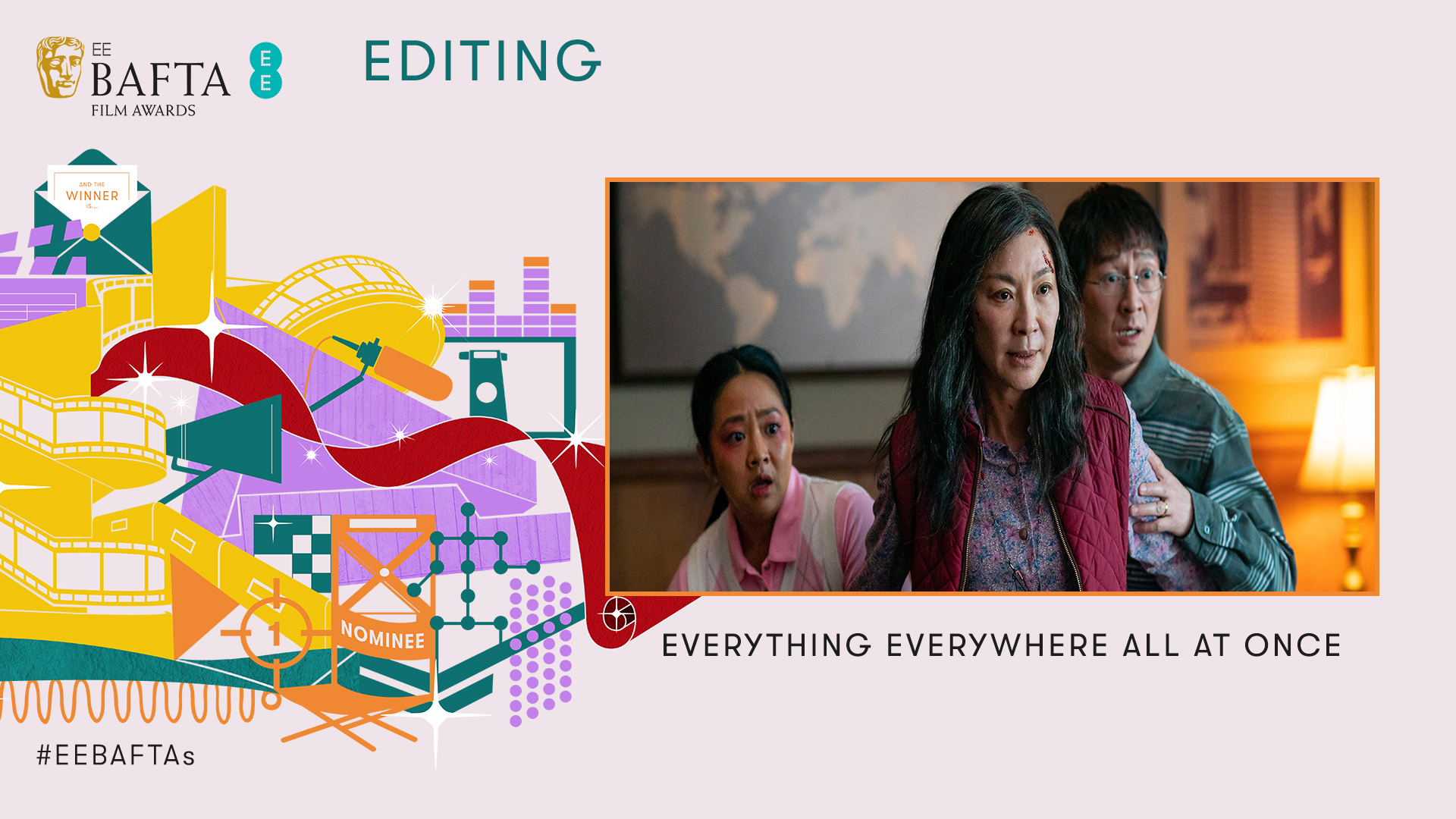 BAFTA on Twitter: "Congratulations to Paul Rogers who is awarded the BAFTA for Editing for ...