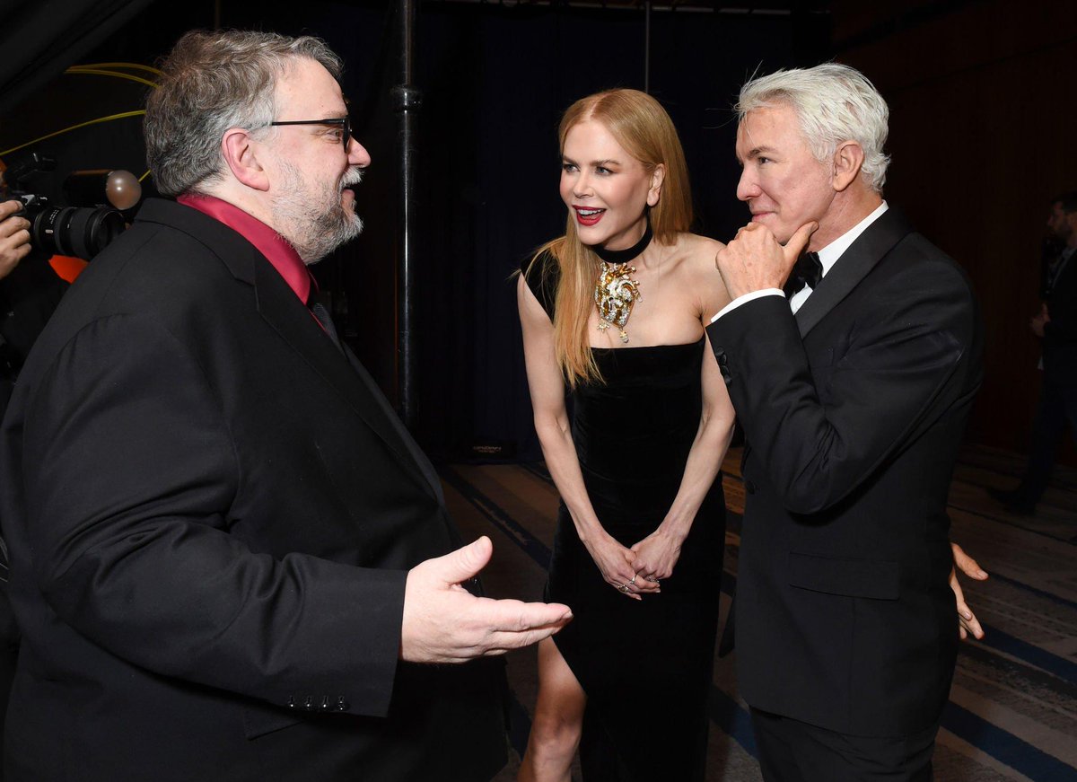 Nicole Kidman News on Twitter: "Nicole Kidman with Guillermo del Toro and Baz Luhrmann at the ...