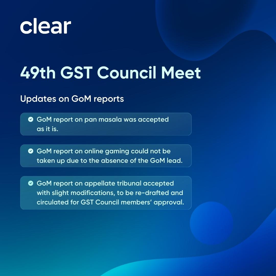 Clear GST by ClearTax on Twitter: Clear GST by ClearTax on Twitter: