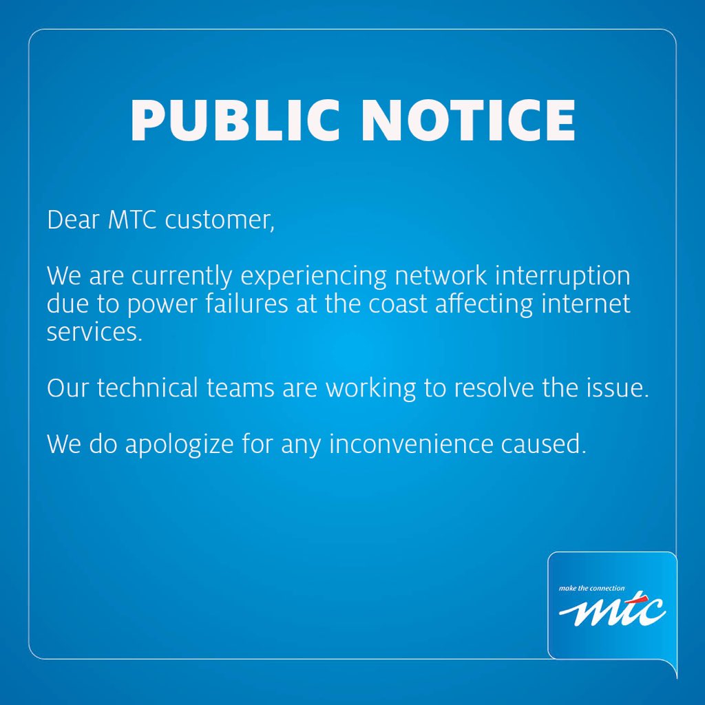 MTC Namibia on Twitter: "Please take note."
