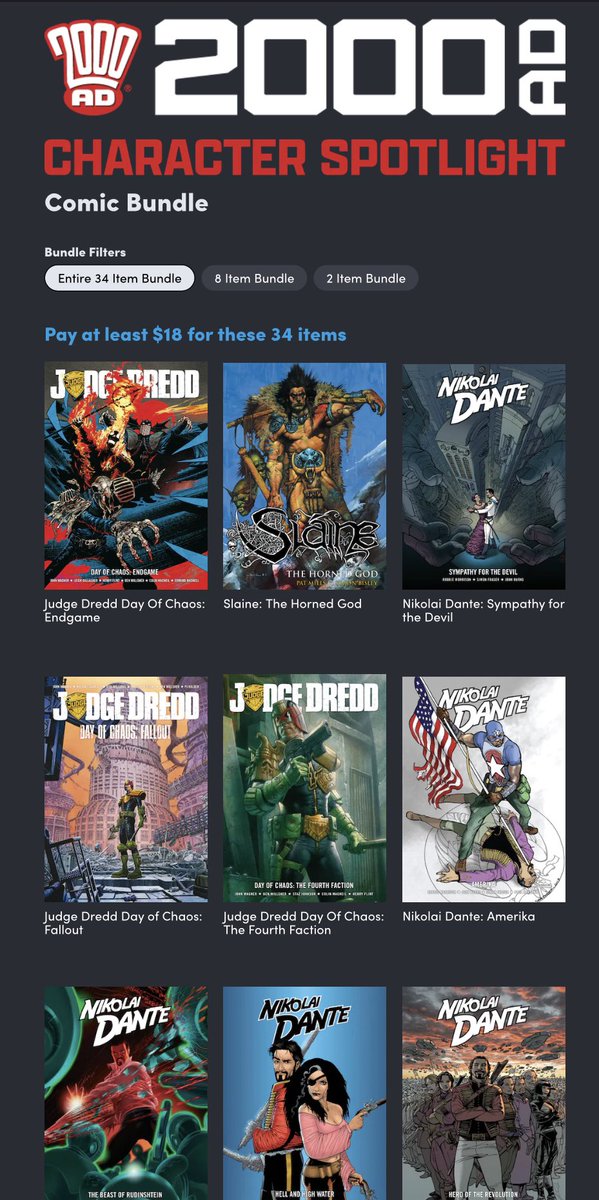 Wario64 on Twitter: "Humble Comic Bundle: 2000 AD https://bit.ly/3Id0iPg #ad"