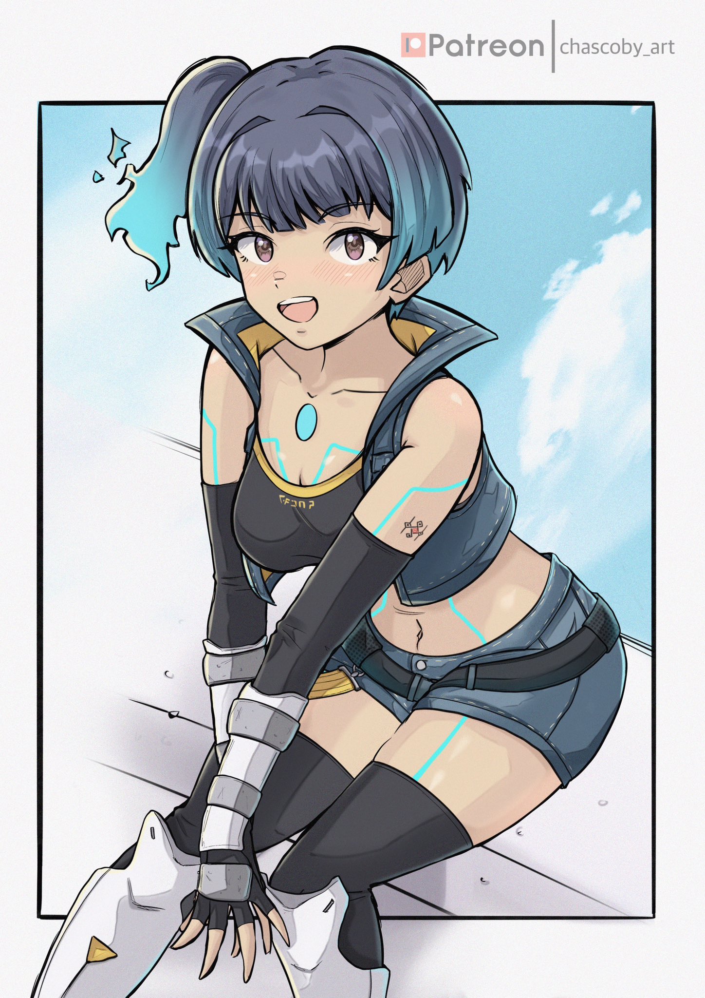 Chascoby_Art • ️ C0MMS CLOSED🔴 XENOBLADE on Twitter: "Sena💙セナ . #ゼノブレイド3 #Xenoblade3 https://t ...