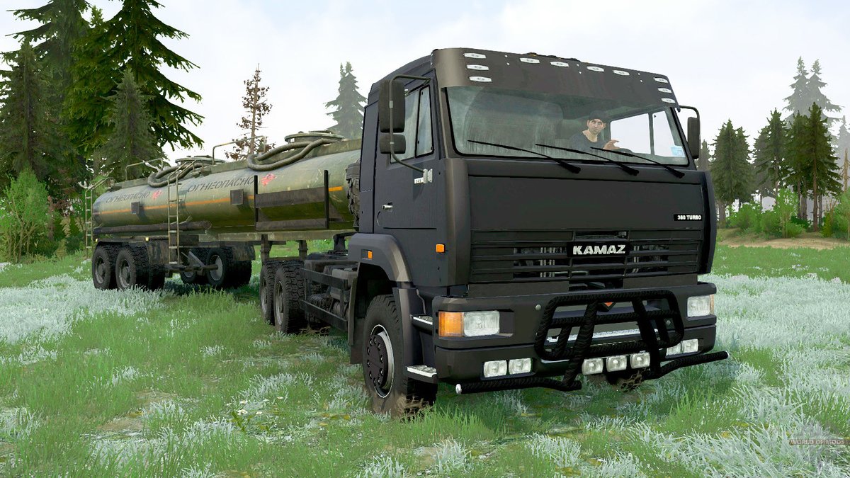 WorldOfMods.com on Twitter: "КамАЗ-6460 6x6 2001 для Spintires MudRunner https://worldofmods.ru ...