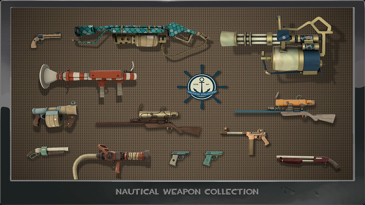 TF2 Emporium on Twitter: "New Collection, The Nautical Weapons Collection! Vote now on Steam ...