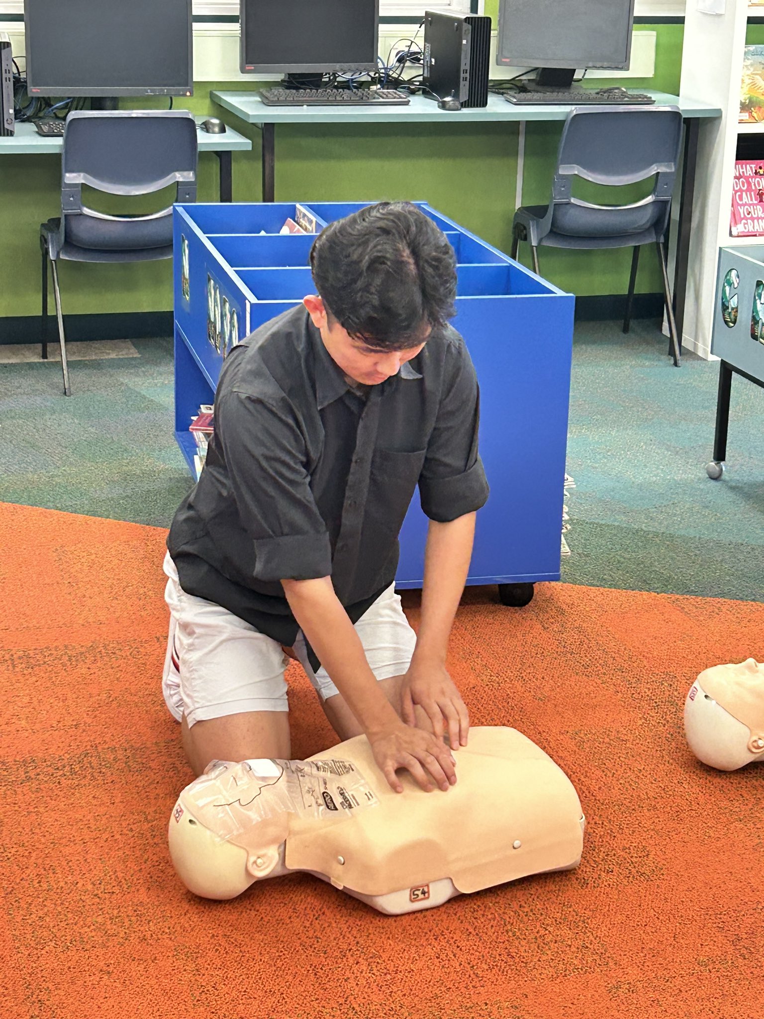 Merrylands East on Twitter: "Every year, MEPS staff all train in CPR and the management of ...