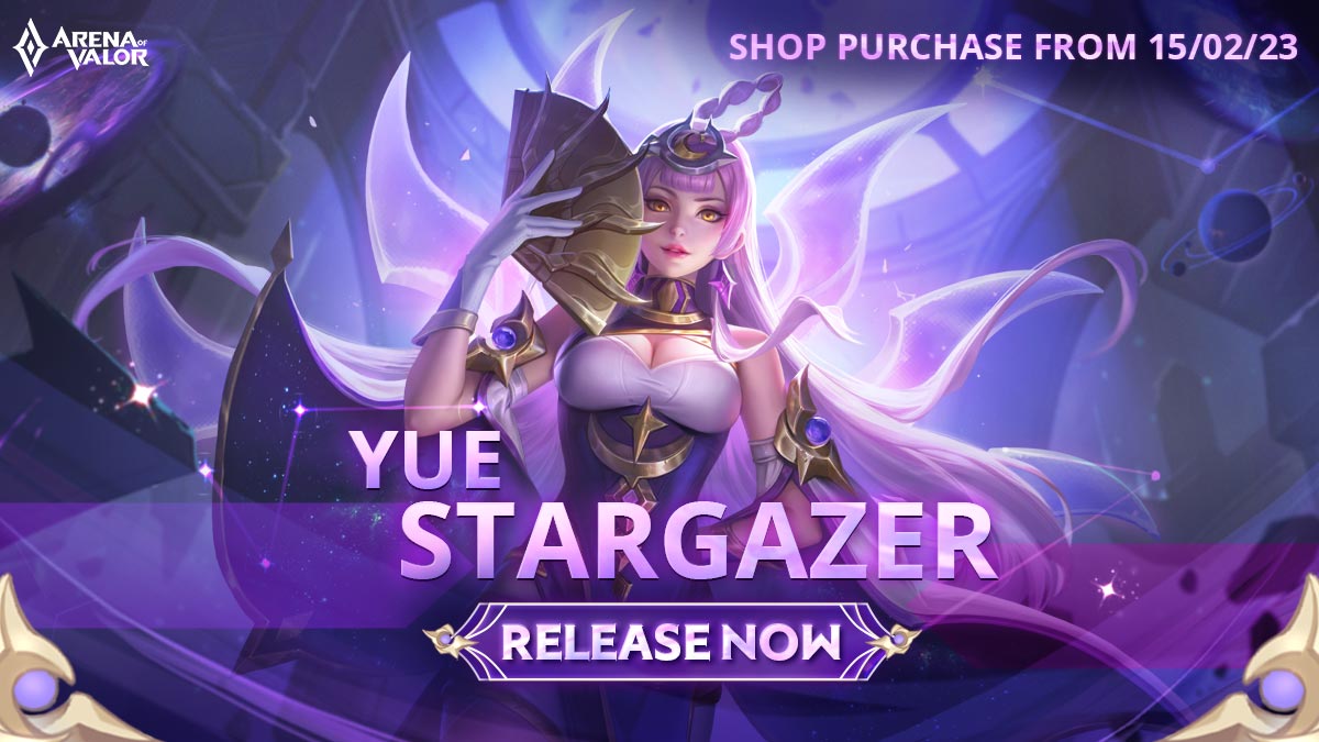 Arena of Valor on Twitter: "Yue-Stargazer released! Yue-Stargazer can always make the most ...