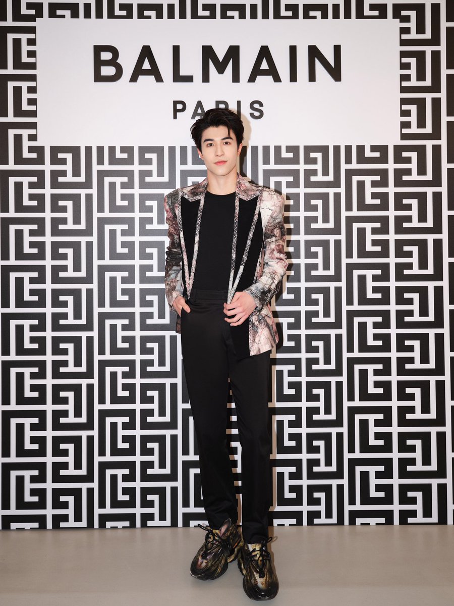 cdrama tweets on Twitter: "Patrick #YinHaoyu for a Balmain brand event in Beijing"