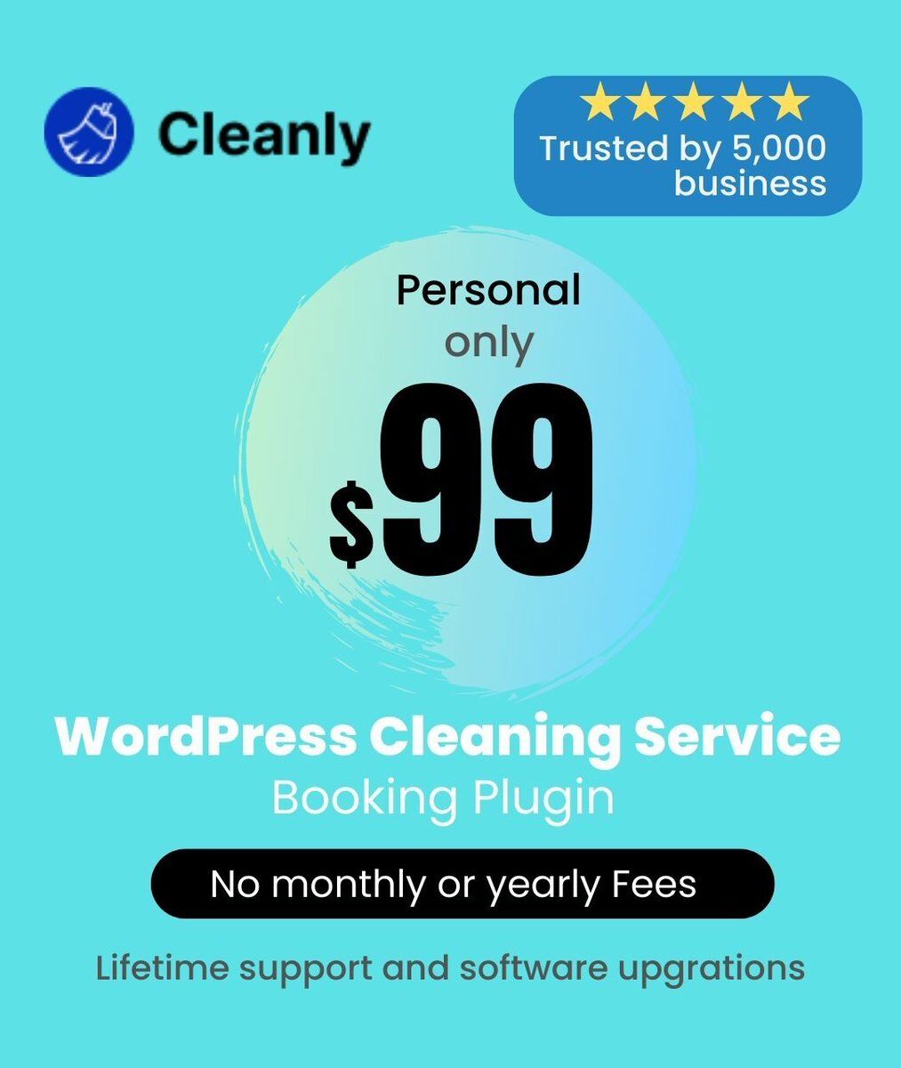 Devid Cols on Twitter: "#Cleanly - Cleaning Booking Service Manage Plugin 👉 https://t.co ...