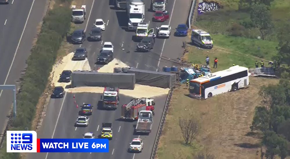 JUST IN: A truck has rolled over on the Princes Freeway at the Maltby ... JUST IN: A truck has rolled over on the Princes Freeway at the Maltby ...