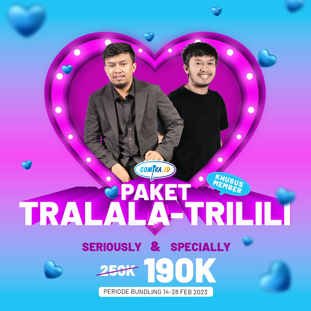 Video Stand-Up Comedy Indonesia on Twitter: "Spesial Bulan Penuh Cinta ️ Belum sempat beli karya ...