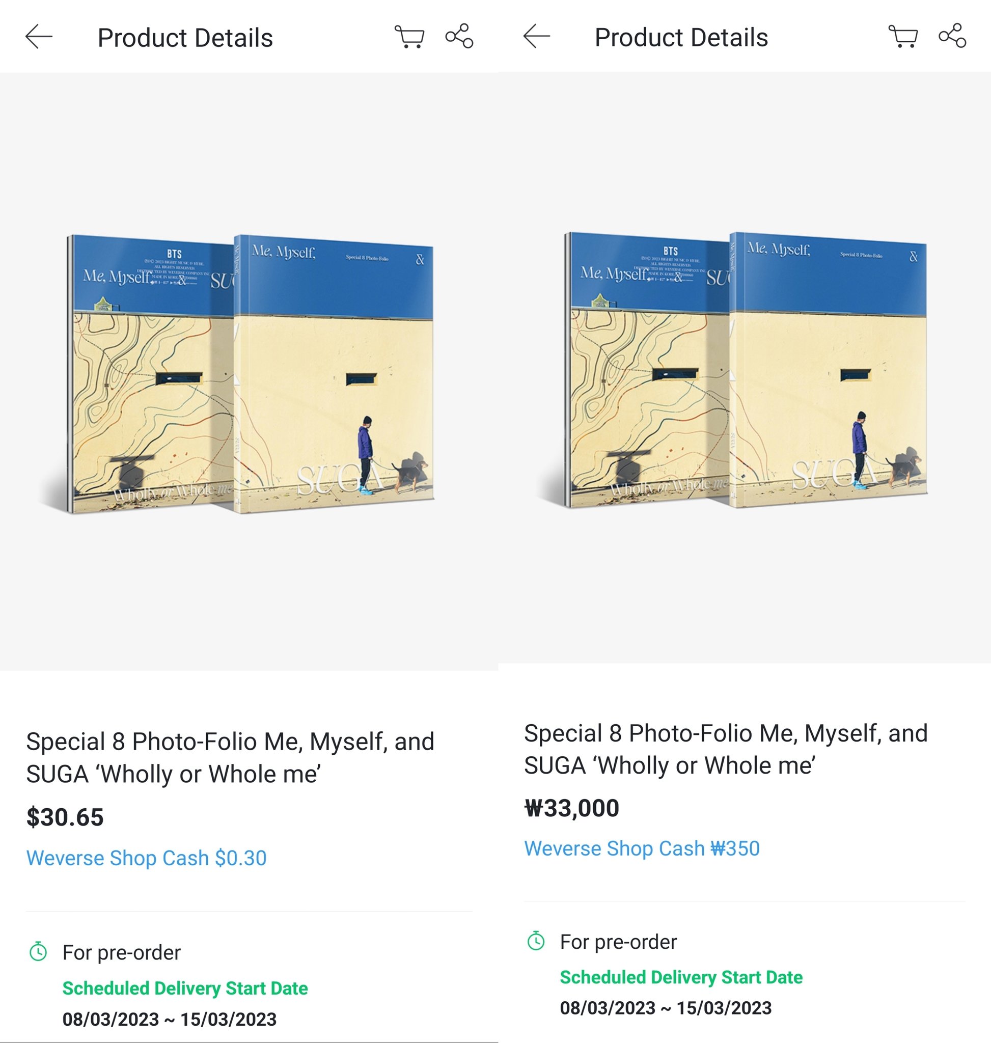 🥢BTS Merch⁷ 🔍⍤⃝🔎 on Twitter: "Me, Myself, and SUGA ‘Wholly or Whole me’ Special 8 Photo-Folio ...