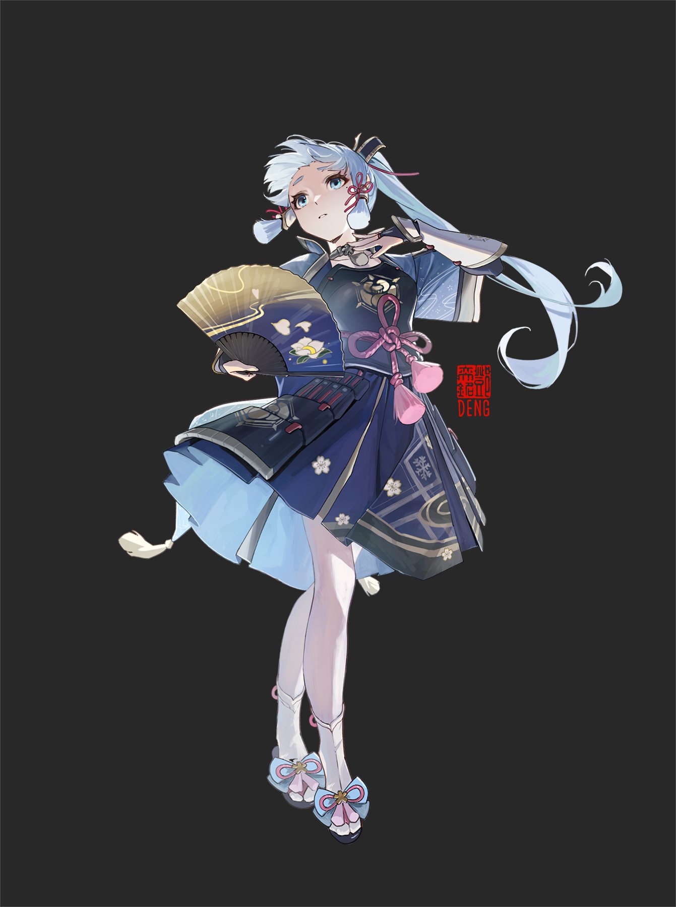 Daniel Deng 邓奕铭 on Twitter: "Ayaka isolated from the cover art #GenshinImpact #原神 https://t.co ...