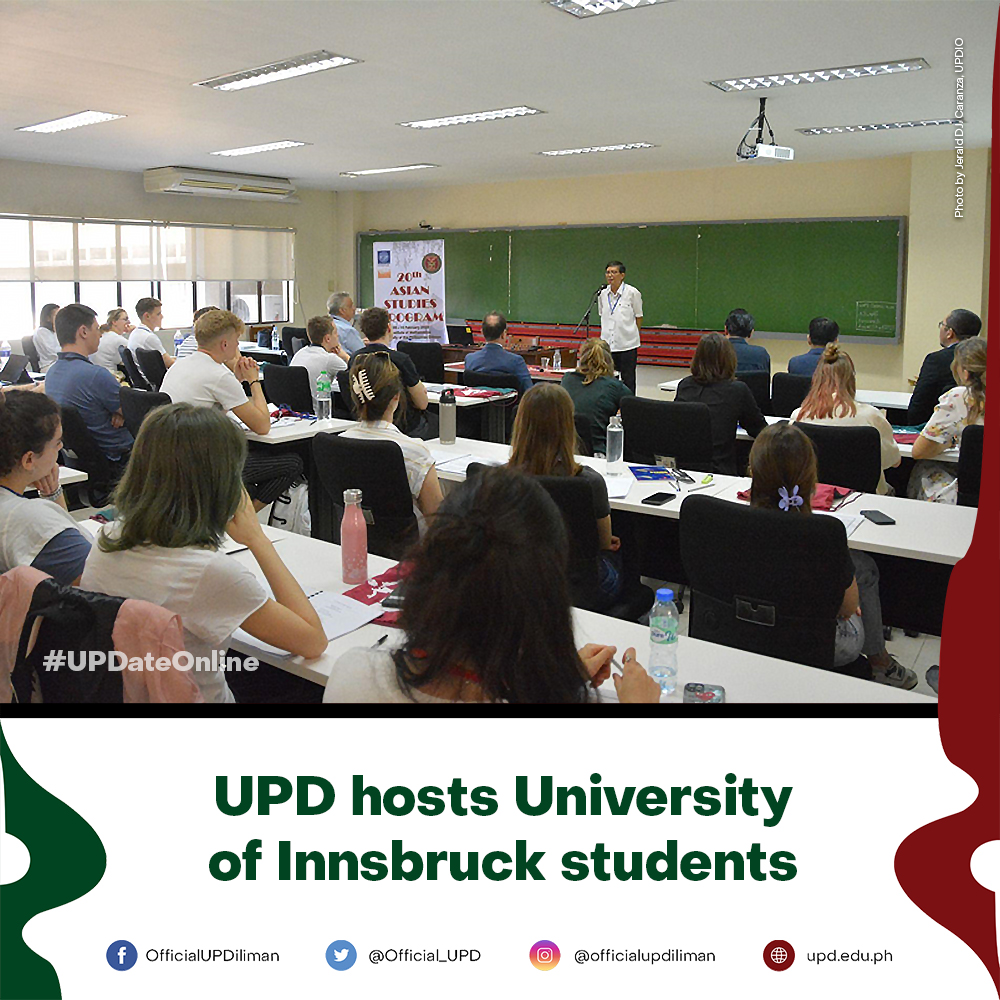 UP Diliman on Twitter: "“As part of a collaborative academic and cultural program between ...