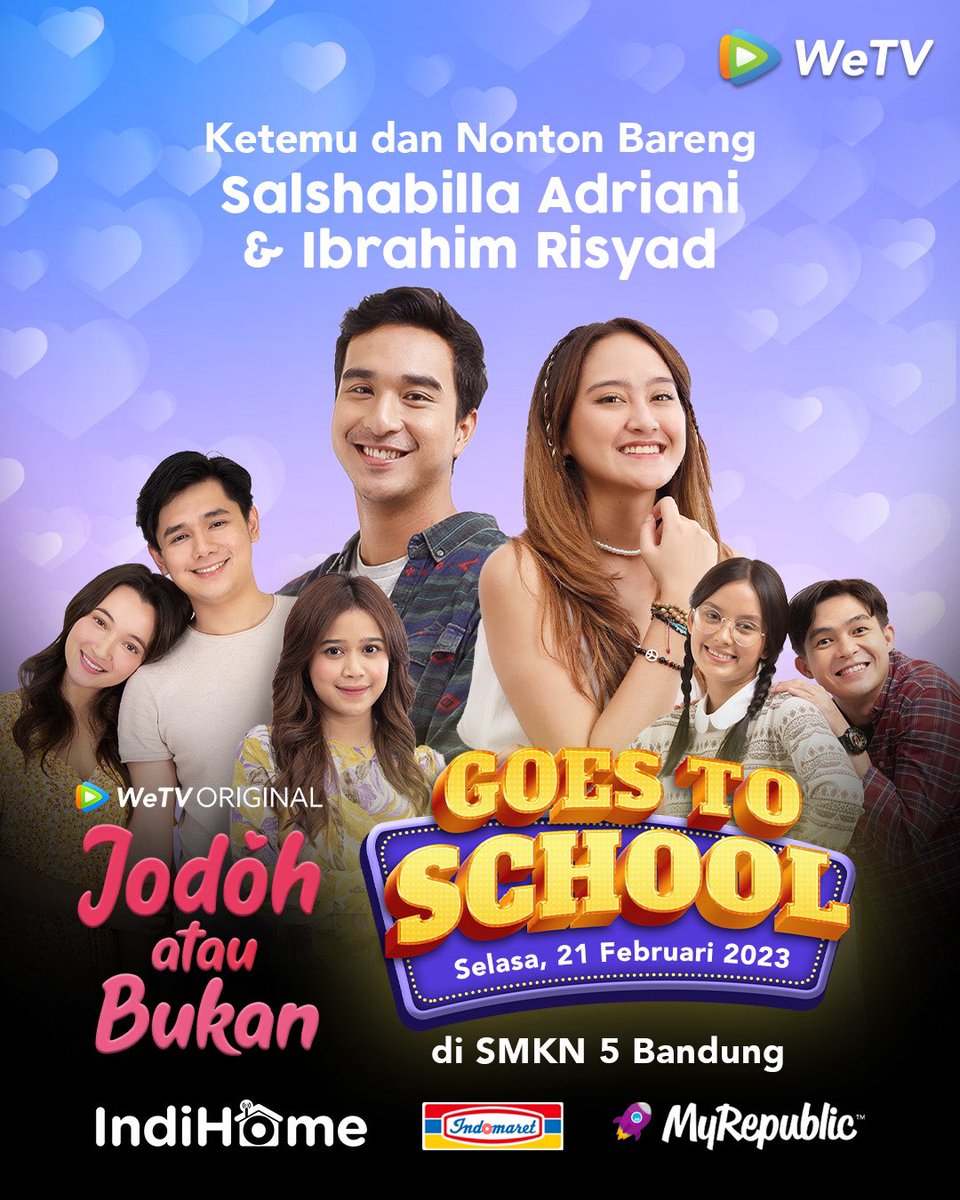 WeTV Indonesia on Twitter: "Halo-halo Bandungggg! Mana nih warga SMKN 5 Bandung? Udah siap ...