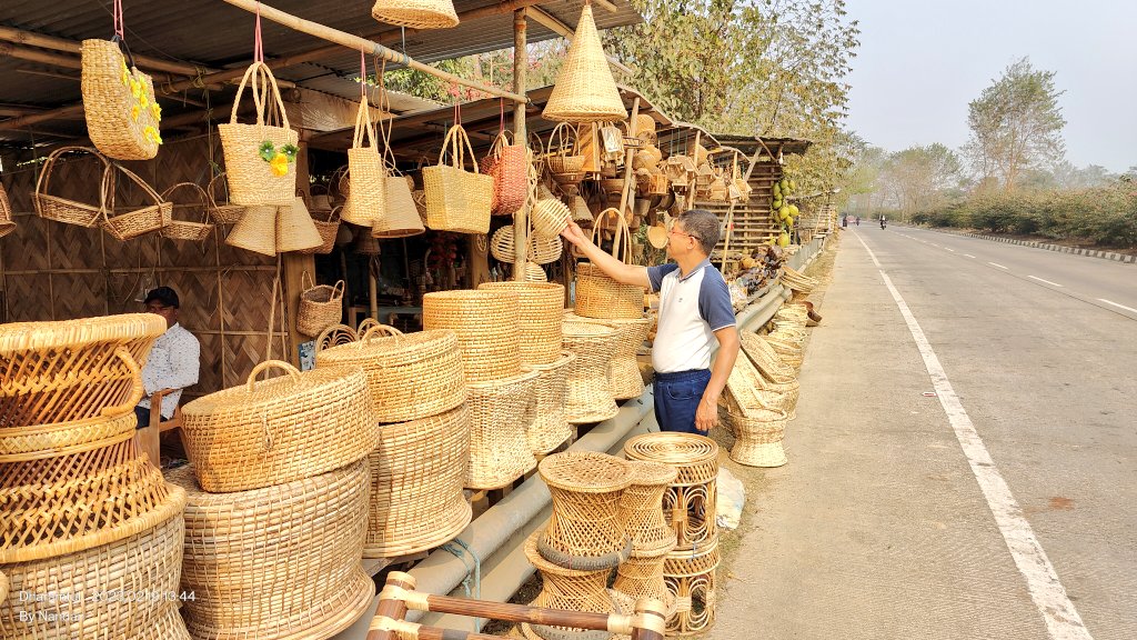Nandan Pratim Sharma Bordoloi on Twitter: "The various goods made from bamboo in Assam are very ...