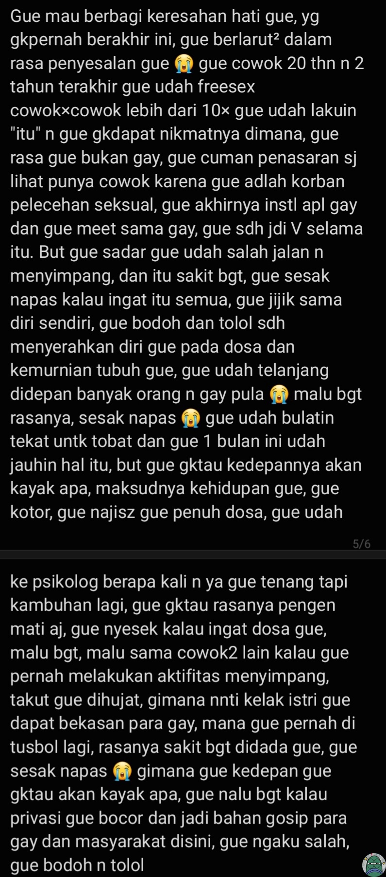 Tanyarl ㅡ 🚫 Rep OOT/JUALAN/LINK AFF on Twitter: "💚 sender mau cerita lagi, sender nyesal sdh ...