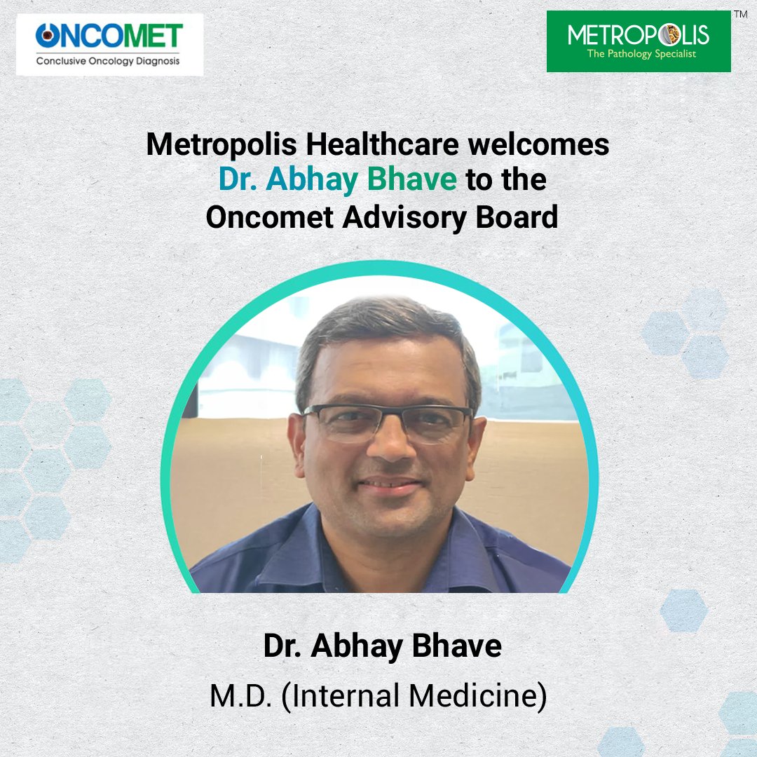 Metropolis Healthcare Ltd on Twitter: "We are pleased to announce the appointment of Dr. Abhay ...